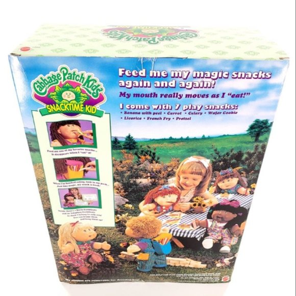 Toys | Vtg Cabbage Patch Kids Snacktime Kid Rowena Willow 15321 Brand ...